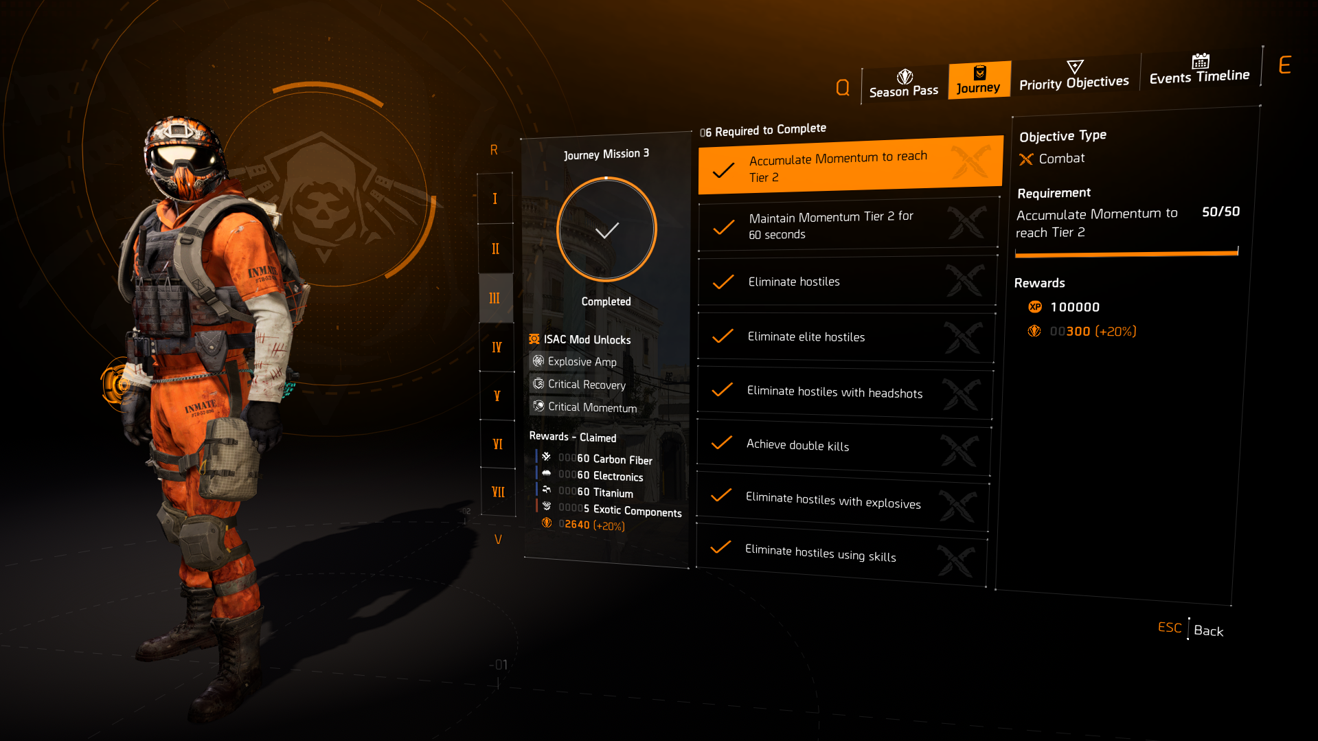 The Division 2 Journey Guide (Season 3) - GCROCK