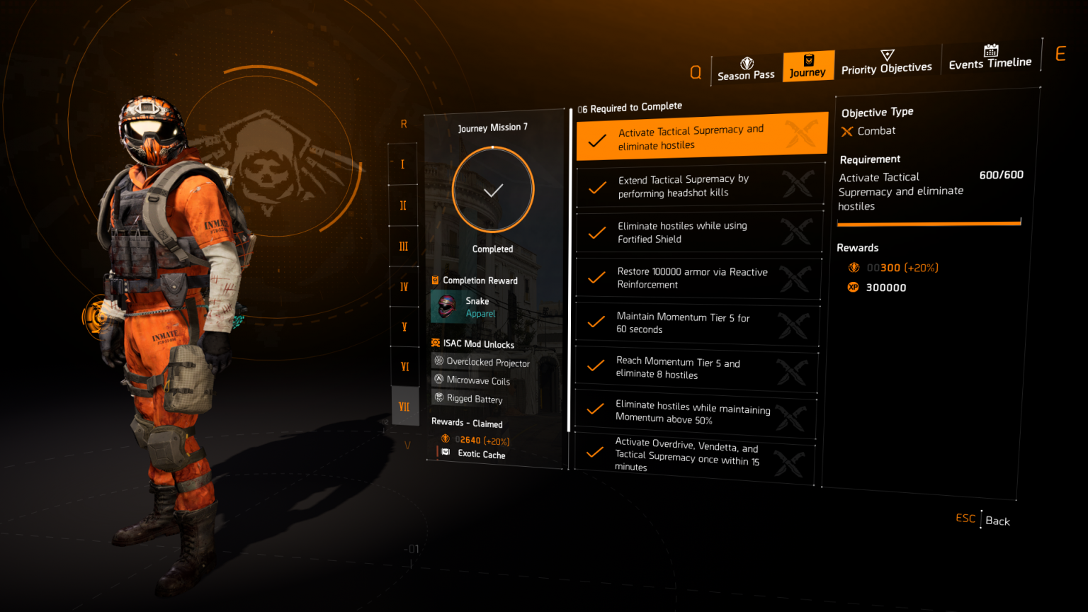 The Division 2 Journey Guide (Season 3) - GCROCK